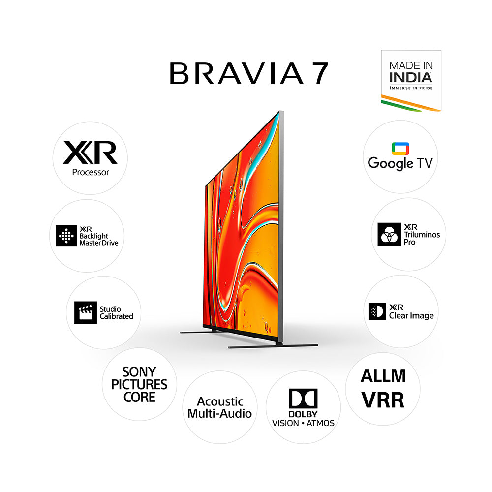 Sony K-55XR70 139 cm (55) BRAVIA 7 4K Ultra HD Smart Mini LED Google T