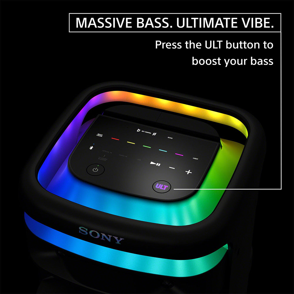 Sony ULT TOWER 10 Party Speaker with ULT button(2 Modes) for Massive B
