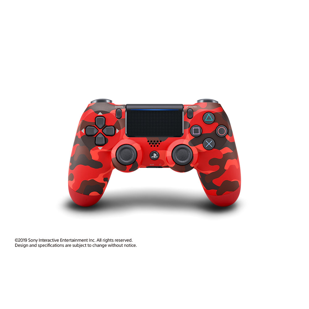 Ps4 Dualshock Red Camouflage